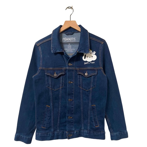 Peanuts | Jackets & Coats | Peanuts Snoopy Sam Tury Denim Jean Jacket ...